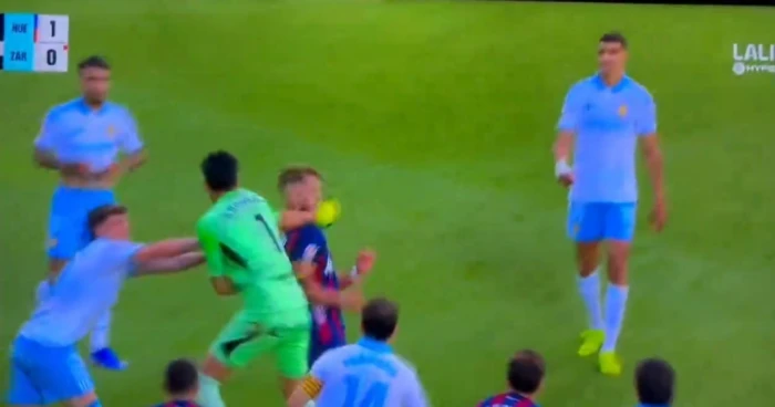 Violent Brawl Erupts in Spanish Football Match: Goalkeeper Punches ...